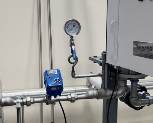 Lab Example of Model TH-750V Steam Fired Water Heater - Greenfield Dynamics